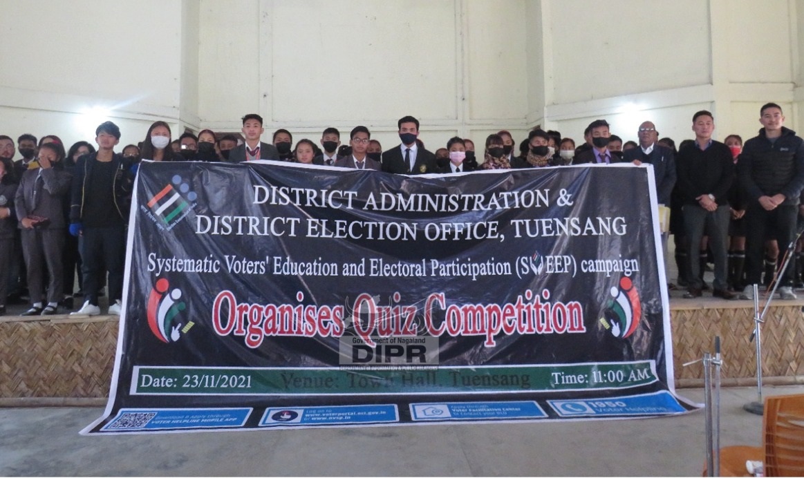 QUIZ COMPETITION ON SVEEP CONDUCTED AT TUENSANG | DIPR Nagaland-Department of Information ...
